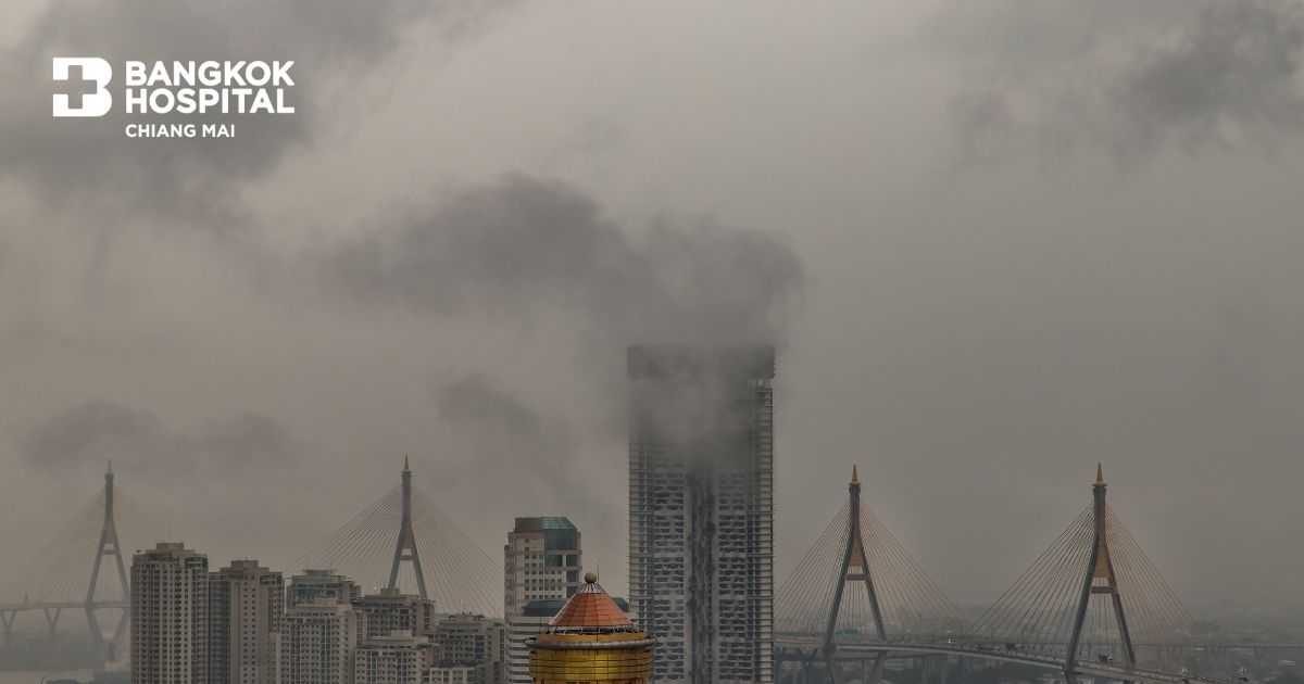 PM2.5 เจ้าตัวการทำลายหัวใจ! (และหลอดเลือด) | โรงพยาบาลกรุงเทพเชียงใหม่
